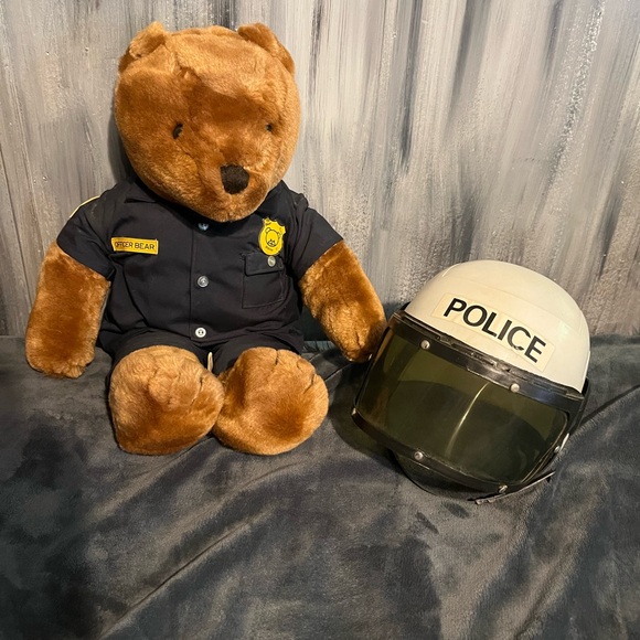 Toys | Vintage Police Bear | Poshmark